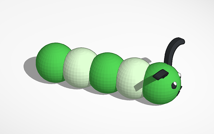 3D design Caterpillar - Tinkercad