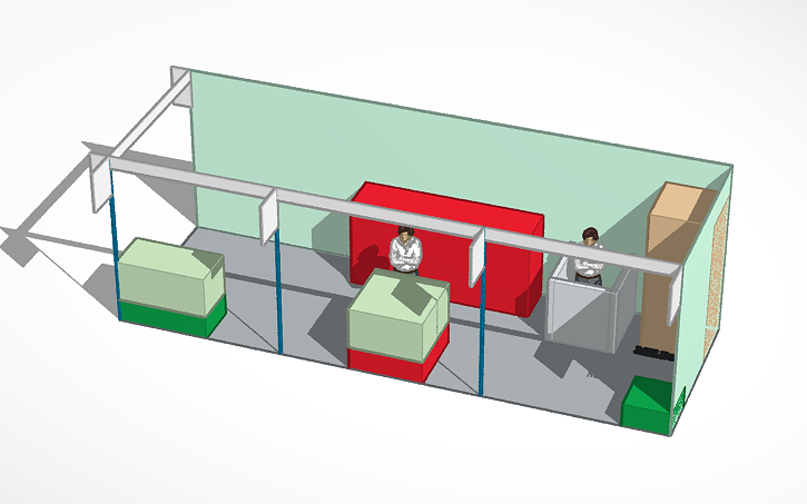 3D design Book Fair Booth | Tinkercad