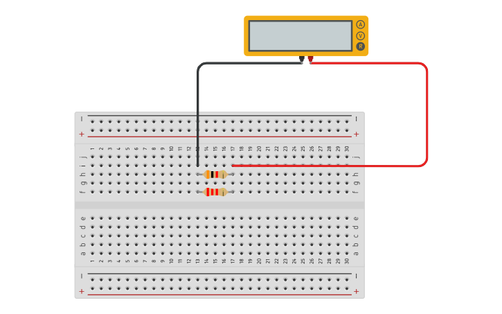Circuit design Resistors are in parallel | Tinkercad