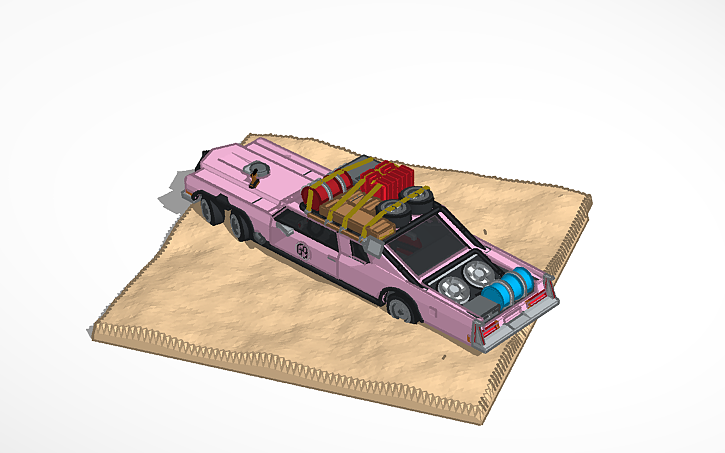 3D design 2059 Dawn Delegance Dakar Rally car - Tinkercad