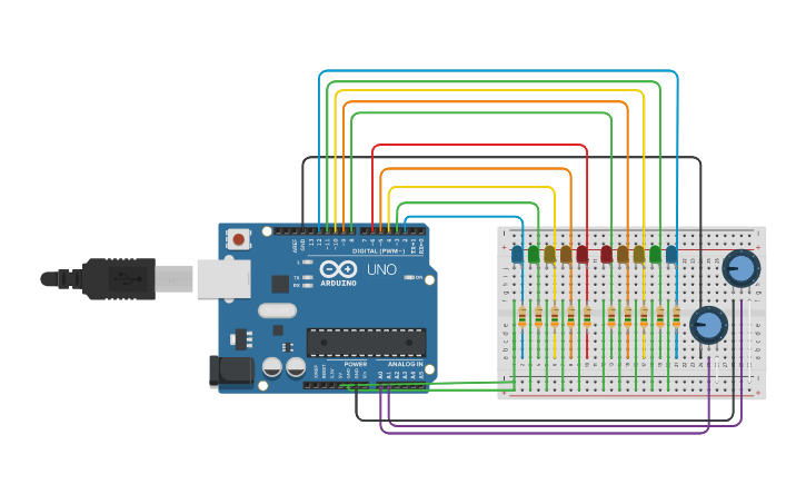 Circuit design VR - Tinkercad
