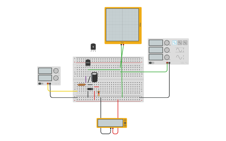 Circuit design Copy of Práctica 5, convertidor Boost - Tinkercad