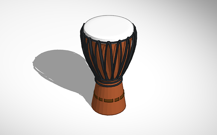 3D design Instrument-African-jambe - Tinkercad