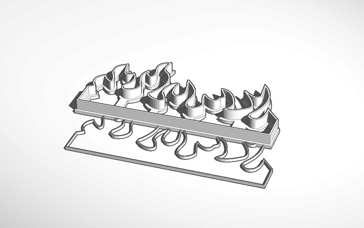 3D design flames | Tinkercad