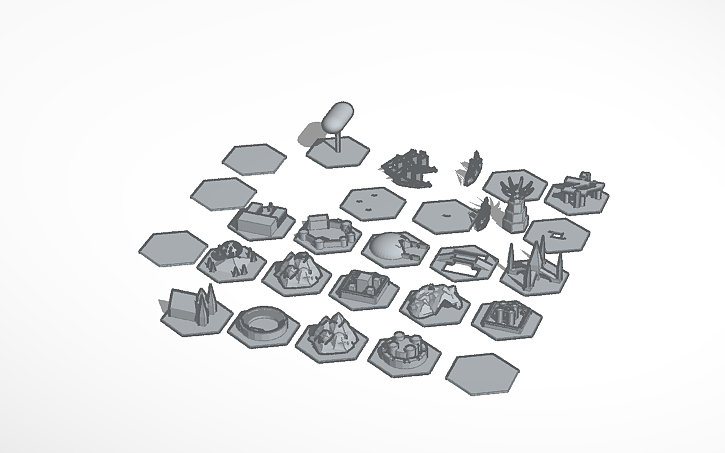 3D design Feature Tiles for PT | Tinkercad