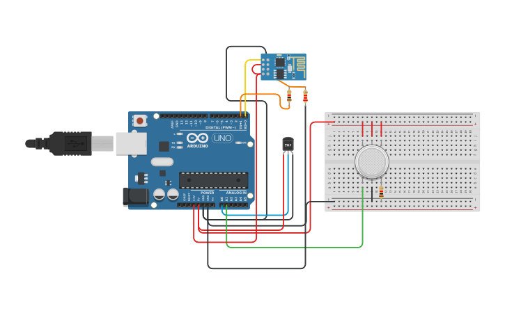 Circuit design IOT Lab 7 | Tinkercad