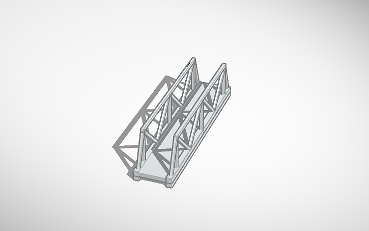 3D design bridge - Tinkercad