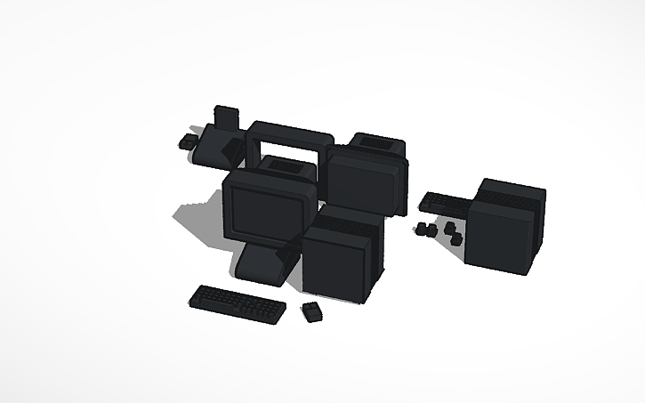 3D design Mini NeXTcube - Tinkercad