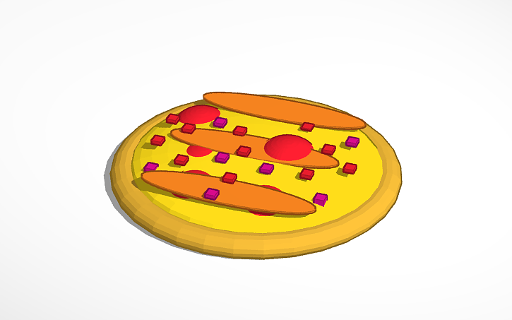 3D design Swagalicious Pizza for fabulousness | Tinkercad
