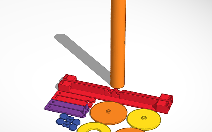 3D design Rubber band powered 10 pack delivery service | Tinkercad