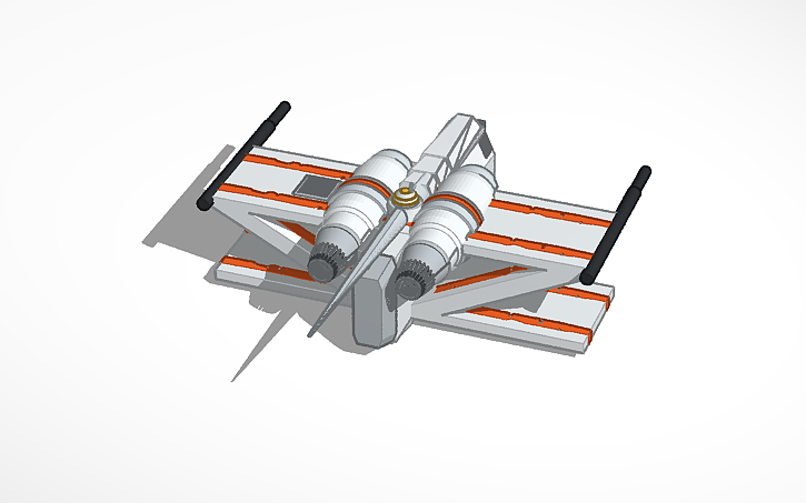3D design Z-Wing - Tinkercad