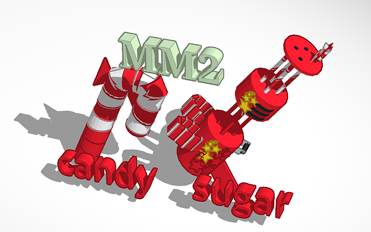 3D design Remix candy and sugar mm2 - Tinkercad