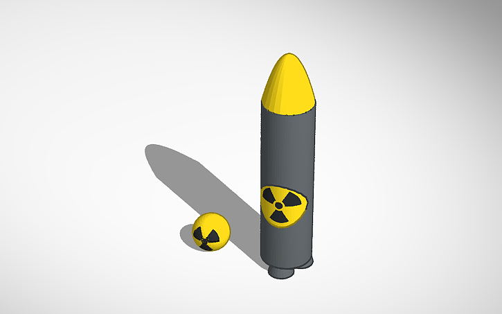 3D design Nuclear country ball - Tinkercad