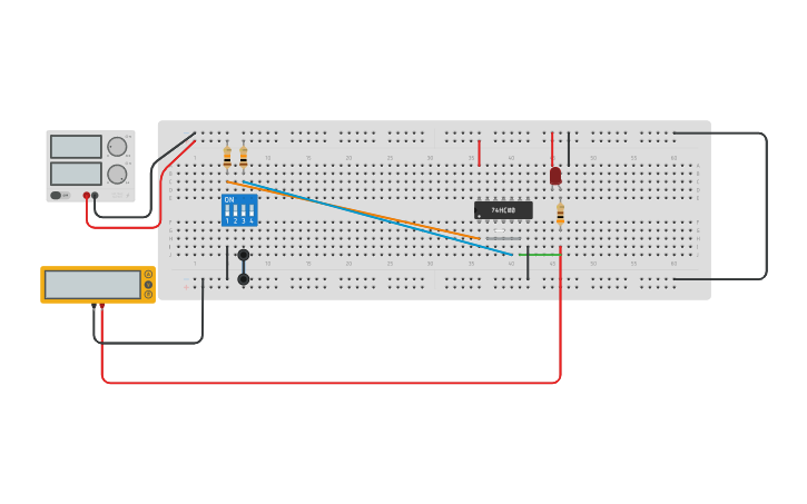 Circuit design ασκηση 1 | Tinkercad