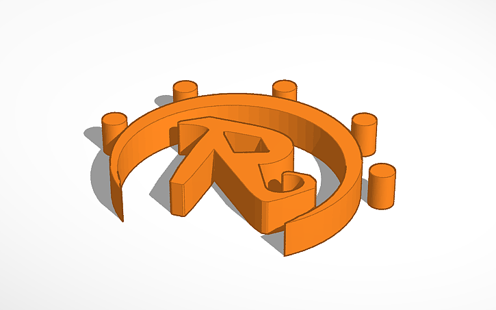 3D design Rampart Logo Apex | Tinkercad