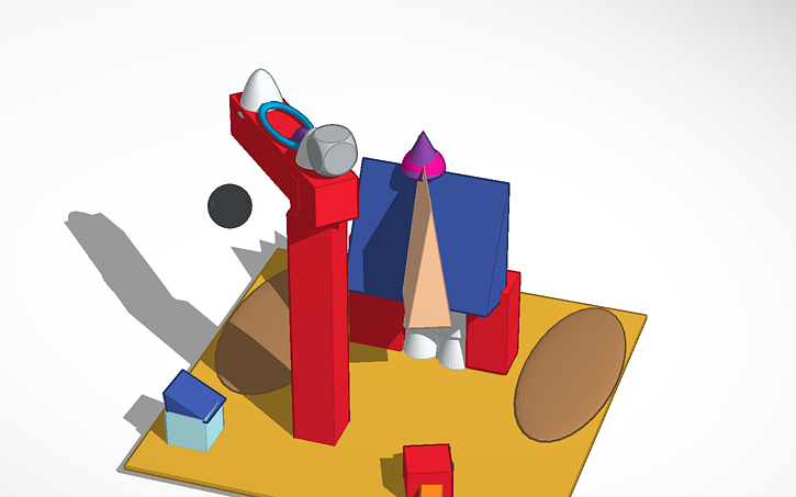 3D design Construction site - Tinkercad