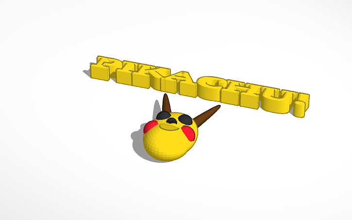 3D design Jayden-Pikachu | Tinkercad