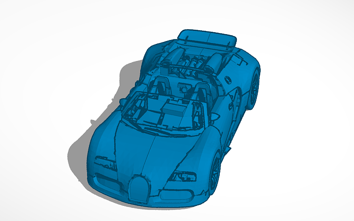 3D design bugatti veyron - Tinkercad