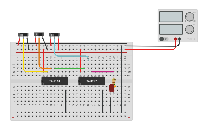 Circuit design PROVA | Tinkercad