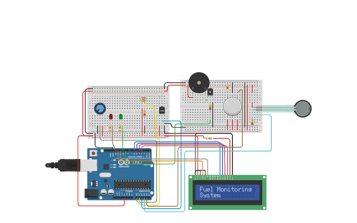 Circuit design arduino uji hydrotech - Tinkercad