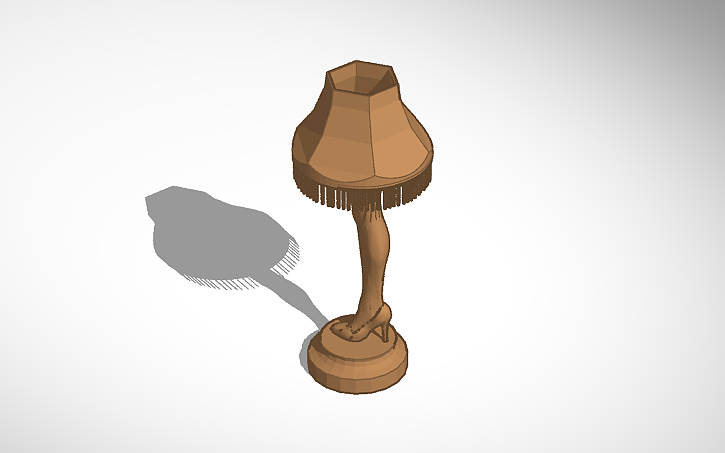 3D design NEW-Leg Lamp Shade - Tinkercad