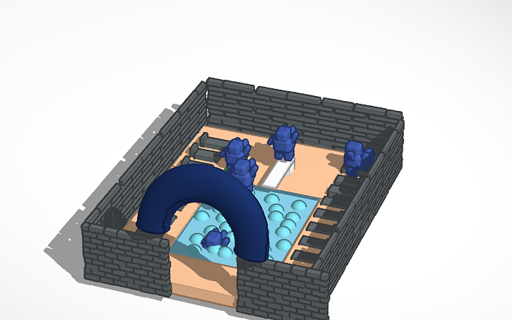 3D design the pool - Tinkercad