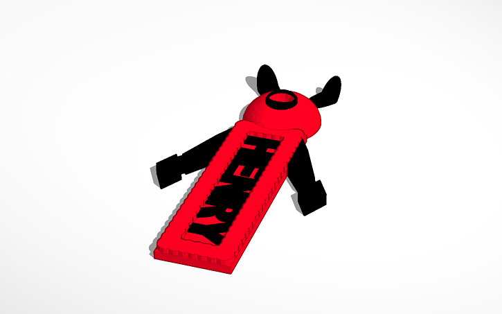 3D design Name Keychain | Tinkercad