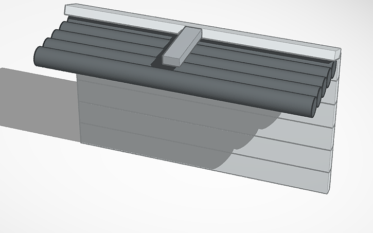 3D design garage door - Tinkercad