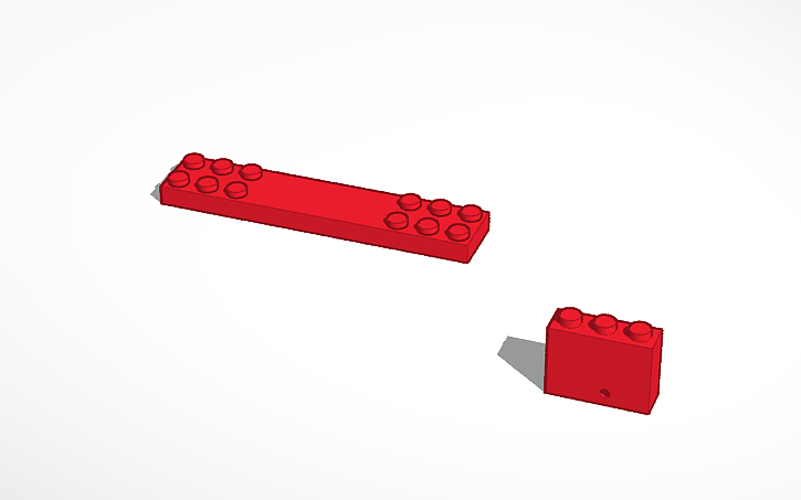 3D design lego 2x12 maks | Tinkercad