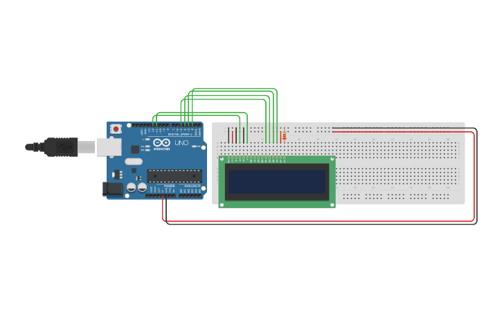 Circuit design ERICK CIRCUIT LARGE BREADBOARD - Tinkercad