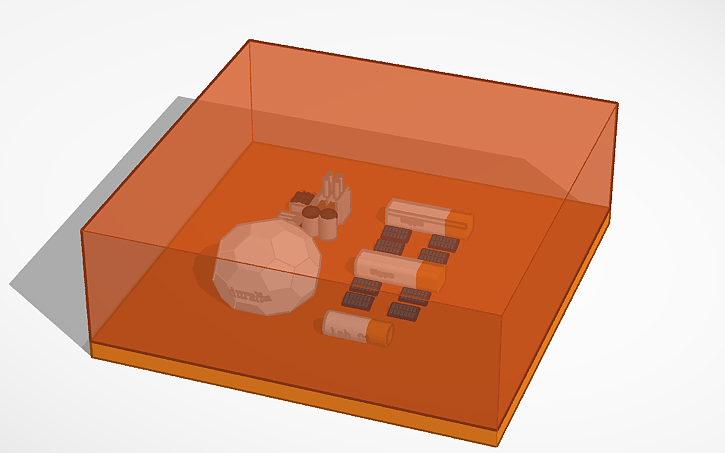 3D design Mars Living - Tinkercad
