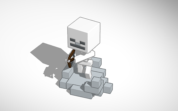 3D design Skeleton figure (from Minecraft) | Tinkercad