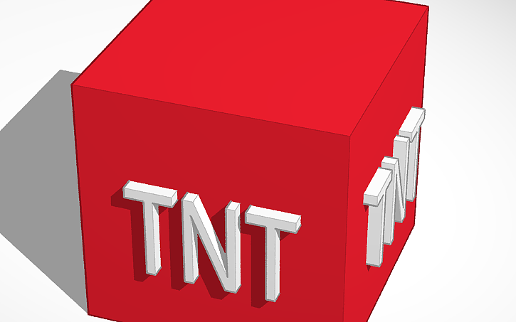 3D design Fake TNT | Tinkercad