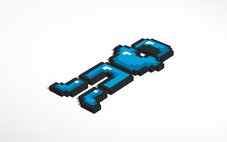 3D design minecraft Armor | Tinkercad