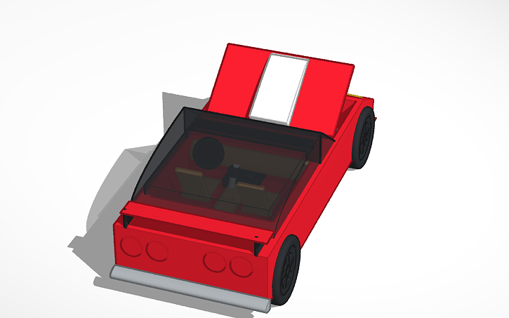 3D design realistic car - Tinkercad