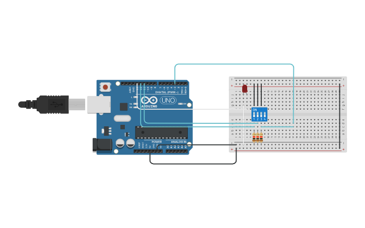Circuit design Arduino Exercise 2 | Tinkercad