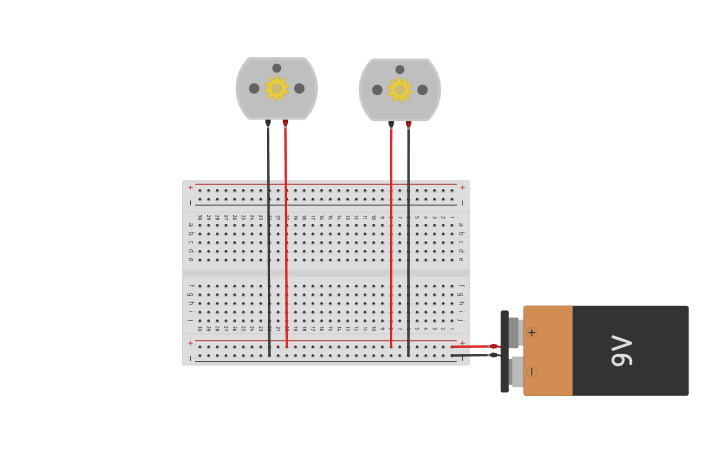 Circuit design DC Motor - Tinkercad