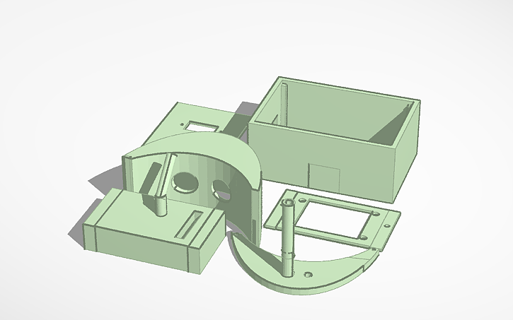 3D design Mini Radar - Tinkercad