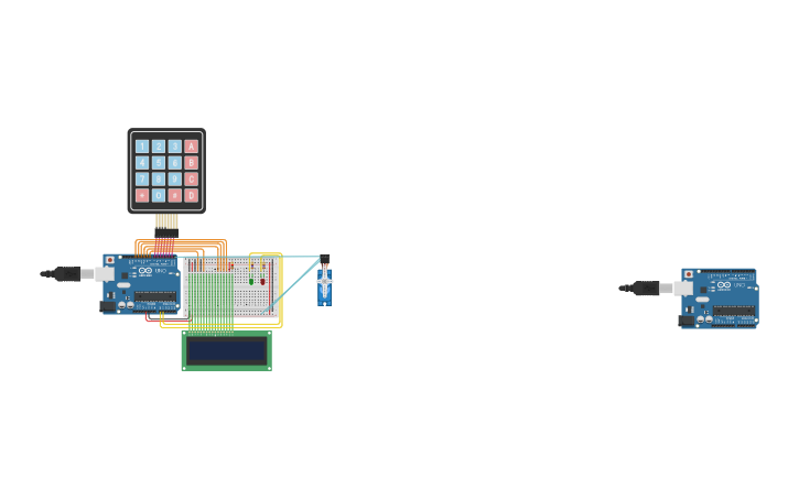 Circuit Design Combination Lock Tinkercad