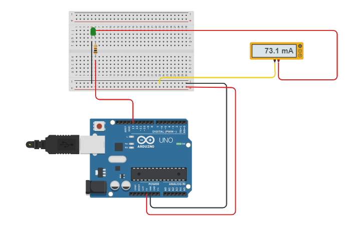 Circuit Design Voltmeter Tinkercad