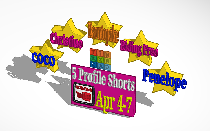 3d Design Profile Shorts Apr 4 7 Tinkercad