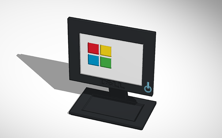 3D design desktop computer - Tinkercad