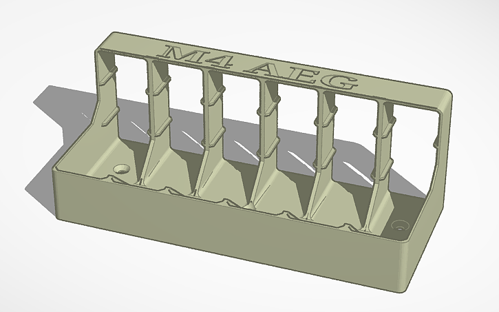 3D design Porta Mag m4 - Tinkercad