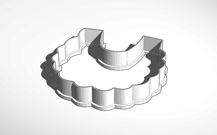 3D design Baby Bib Cookie Cutter | Tinkercad