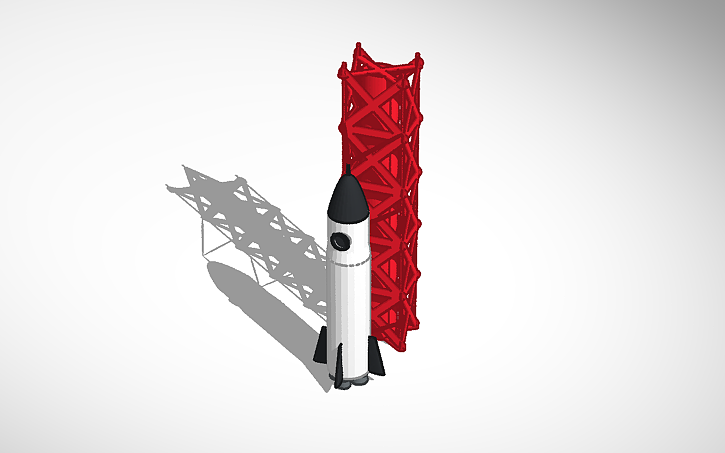 3D design Rakete - Tinkercad