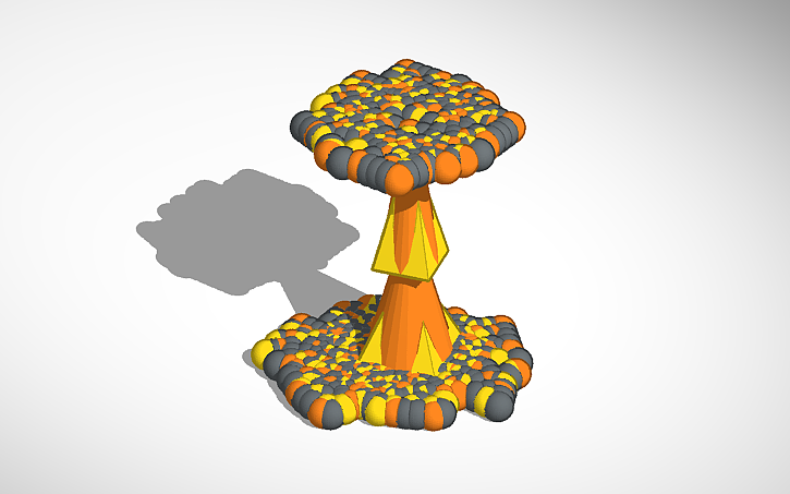 3D design Atomic Bomb concept | Tinkercad