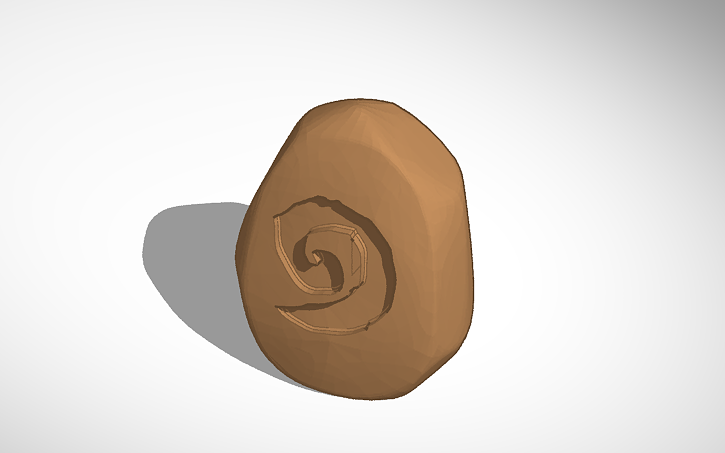 3D design rock - Tinkercad