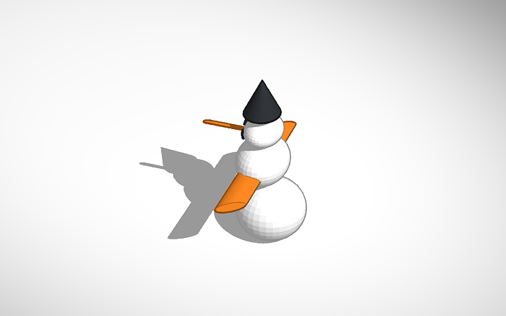 3D design sne mand | Tinkercad