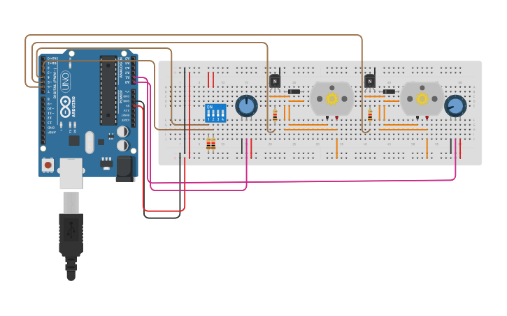 Circuit Design Group 4 Activity 11 Controlling Motor Drivers Tinkercad