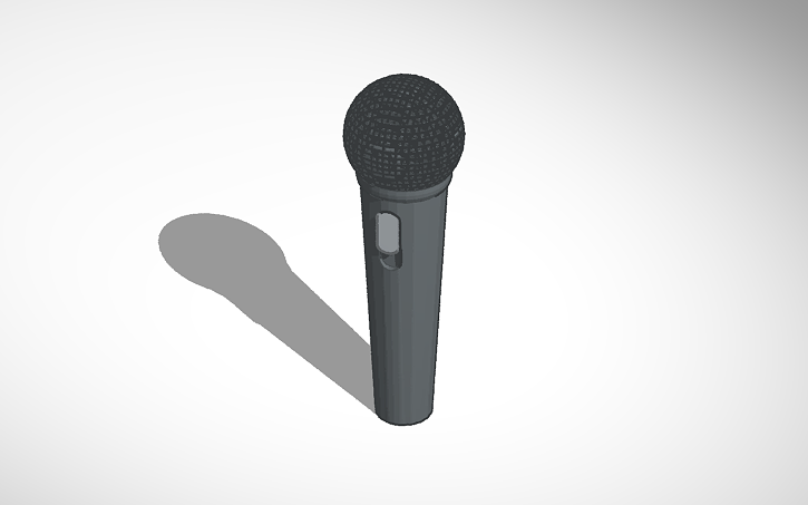 3D design MICROPHONE - Tinkercad